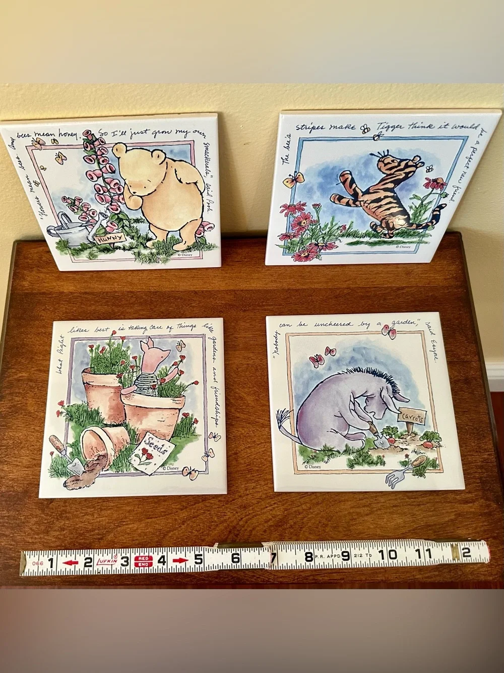 Disney | Other | Disney Classic Winnie The Pooh Ceramic Tile Trivet ...